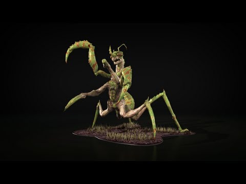 ZBrush and 3ds Max Tutorial: Creating a Game-Ready Monster Insect in ZBrush and 3ds Max