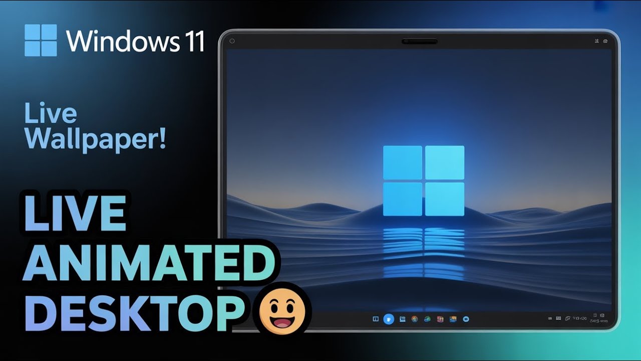 How to Set Live Wallpaper on Windows 11 | Animated Desktop Tutorial (FREE & Easy)