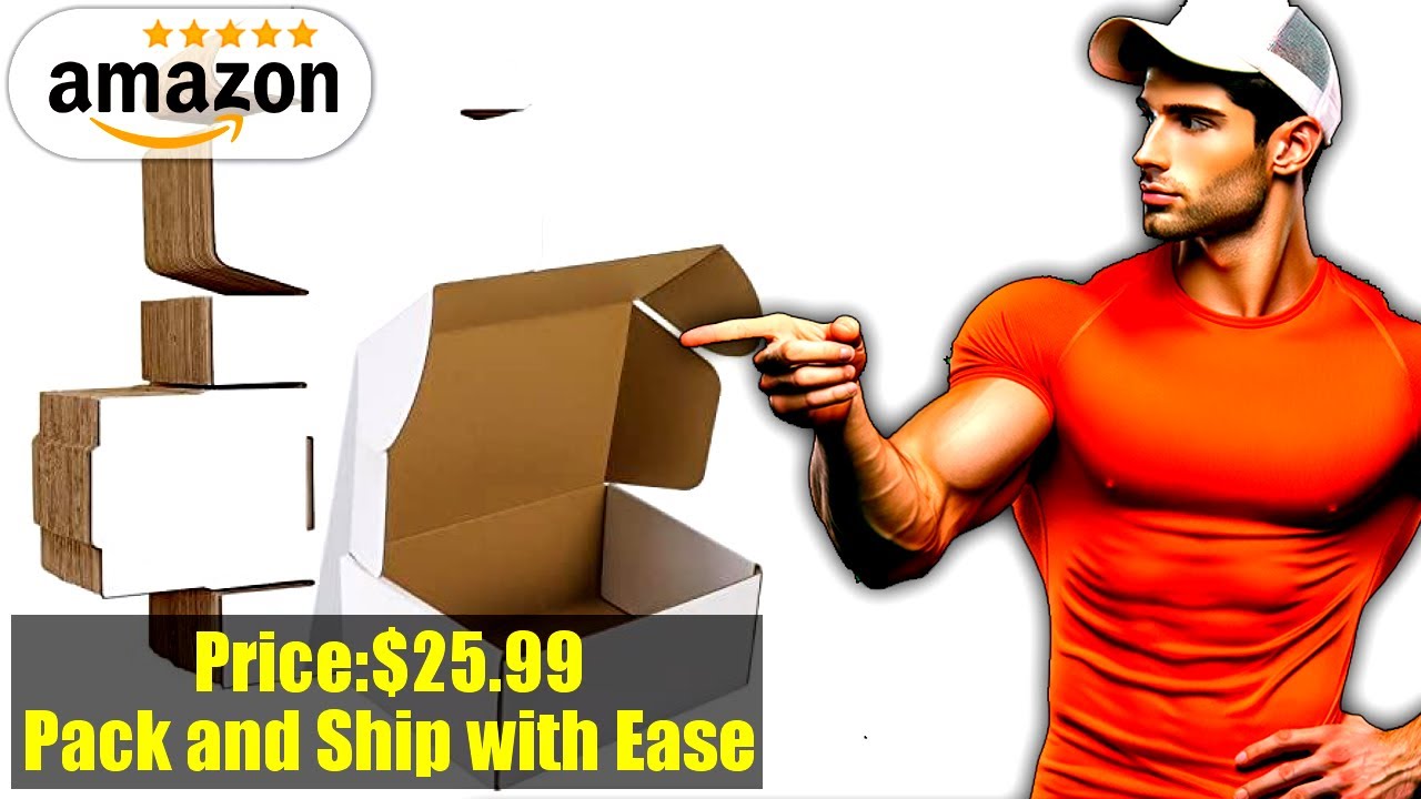 Buy HORLIMER 9x6x4 inches Shipping Boxes Set of 25, White Corrugated Cardboard Box Literature Mailer