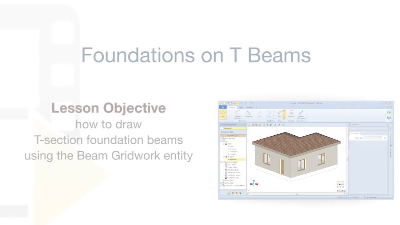 Edificius Tutorial - Foundation beams - ACCA software