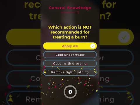 General First Aid Quiz Part 2 #FirstAid #EmergencyCare #CPR #Safety #Health #Quiz #TriviaQuiz