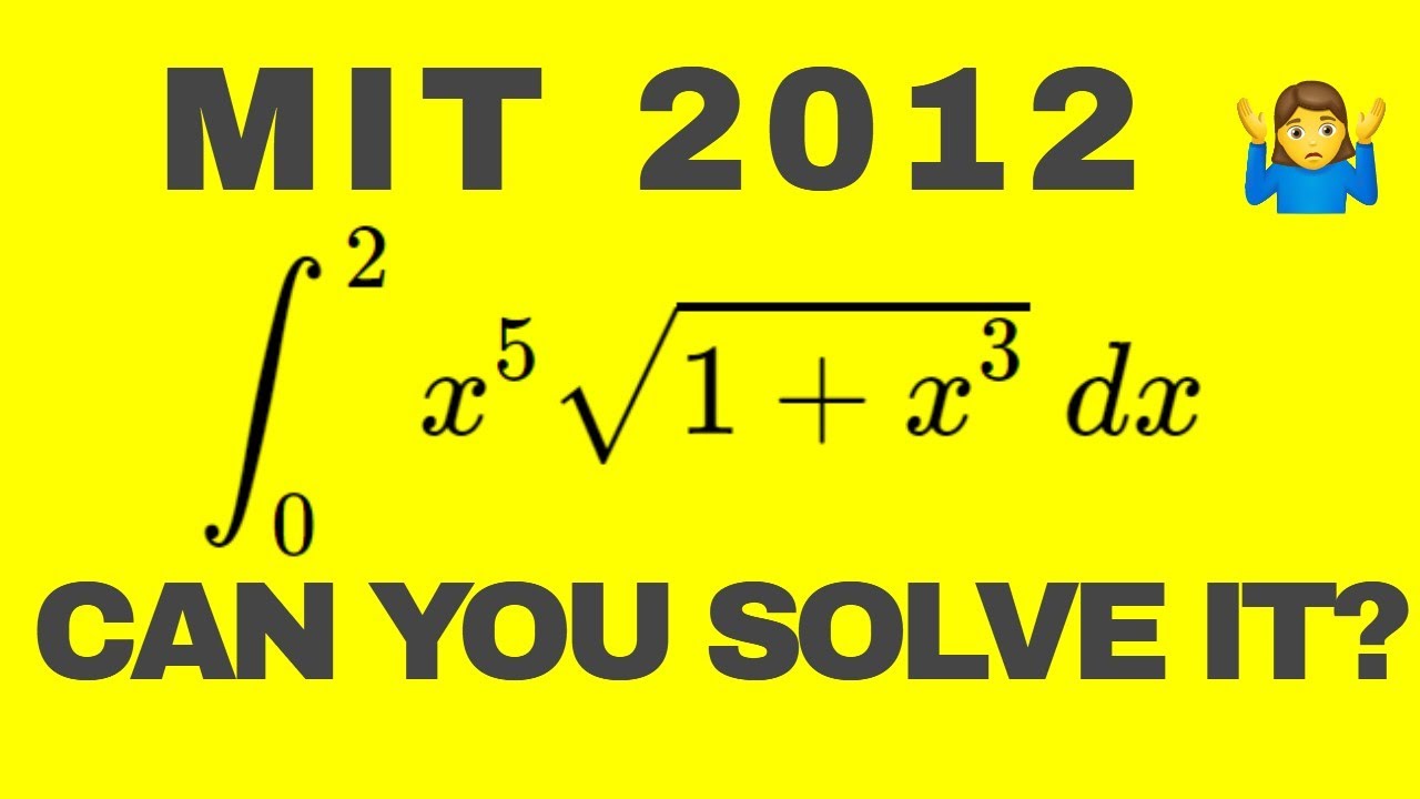 MIT Integration Bee 2012 #23