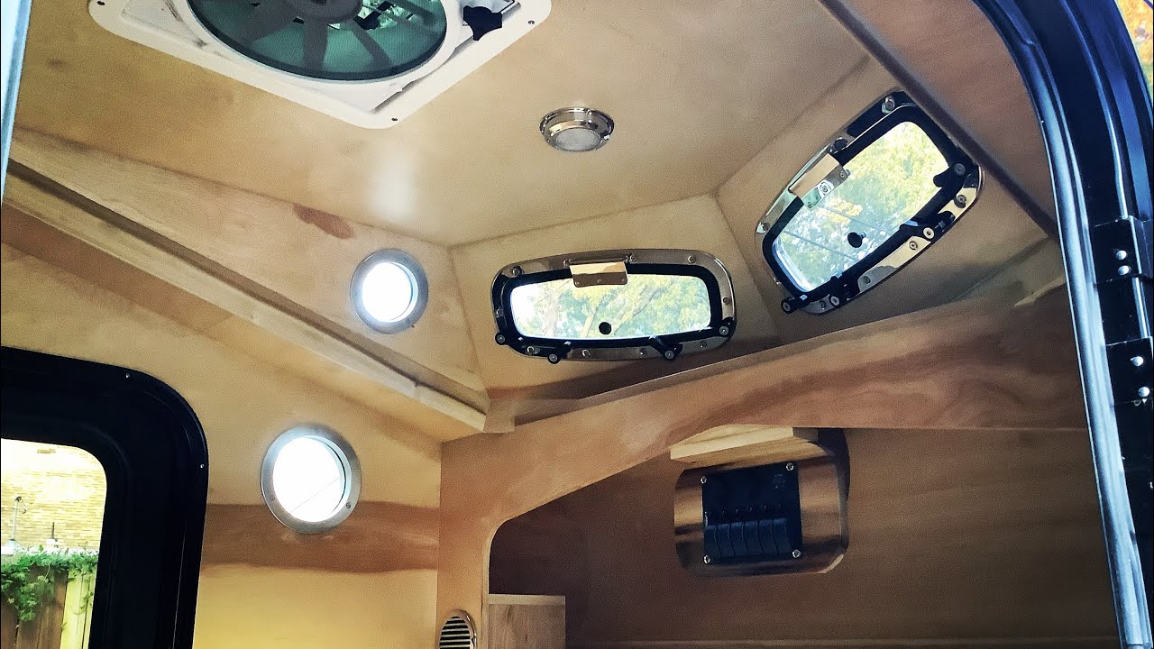 Unique and Tank-Like DIY Teardrop Camper Looks Ready To Battle, Only ...