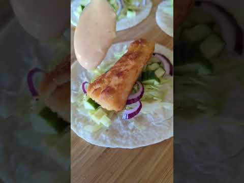 Quick and Easy Fish Tacos for Dinner #shorts