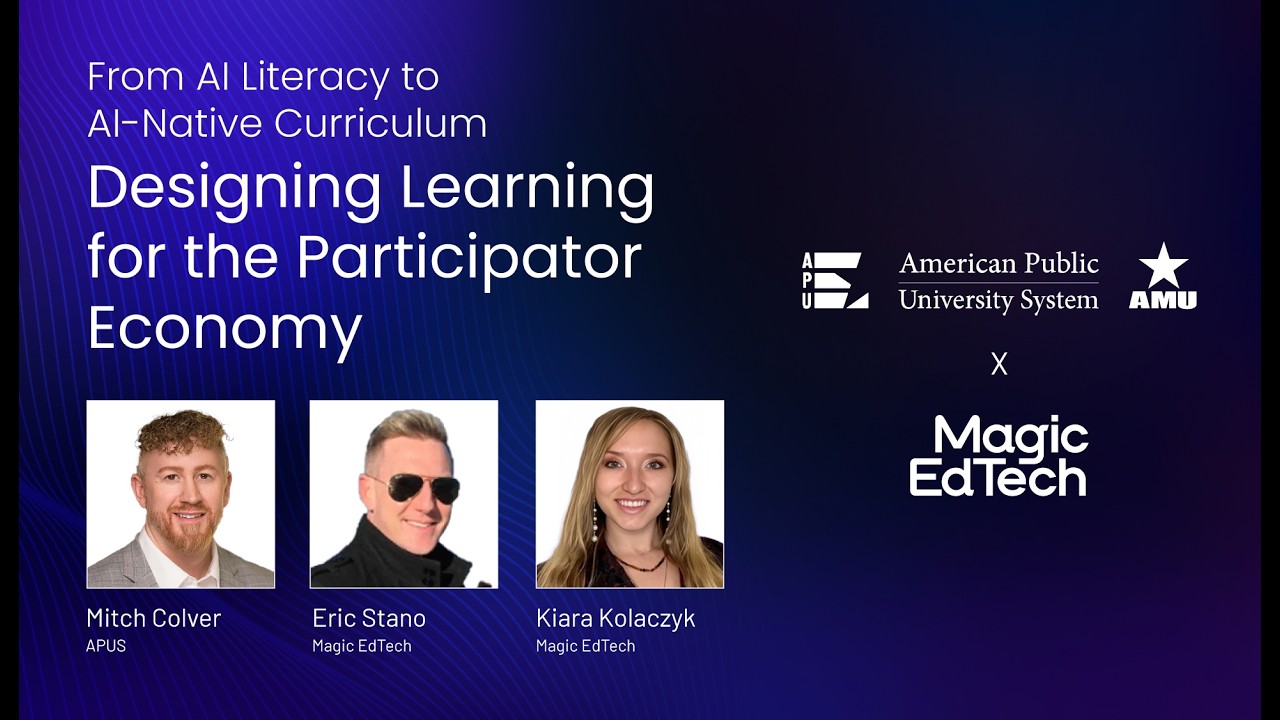 From AI Literacy to AI-Native Curriculum: Designing Learning for the Participator Economy