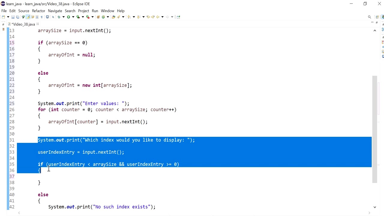 Java 38: Dealing with NullPointerException in java arrays.