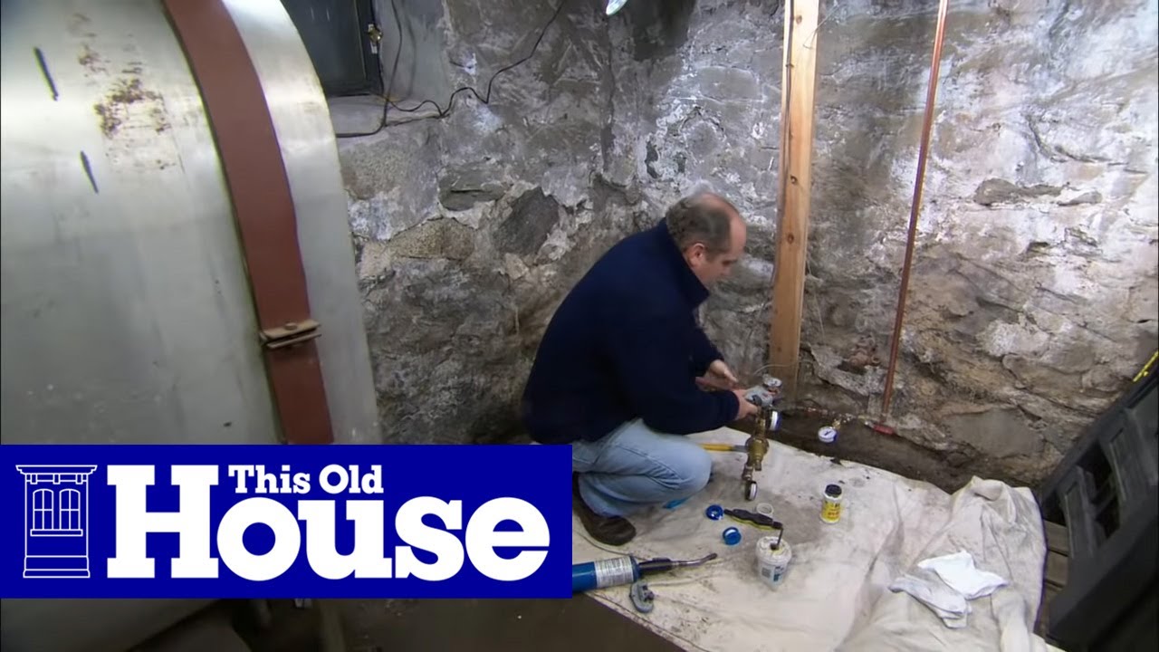 How to Install a Water Pressure Reducing Valve | This Old House