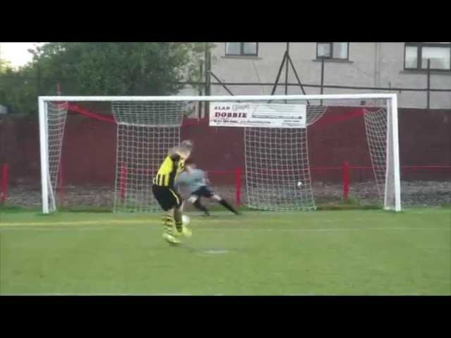 Video: Goalkeeper saves penalty, pushes ball back into goal while ...
