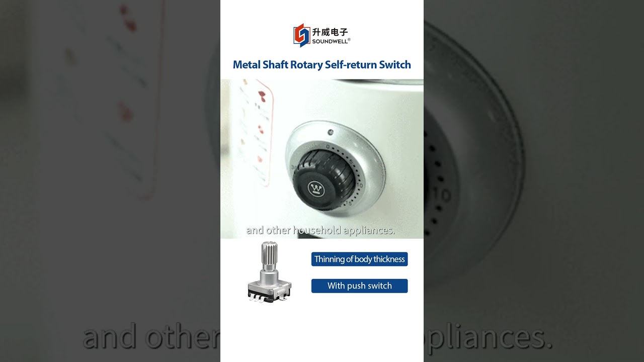 RS11 Metal Shaft Rotary Self-return Switch