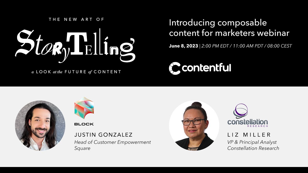 [Webinar] Introducing composable content to marketers with Block and Constellation Research
