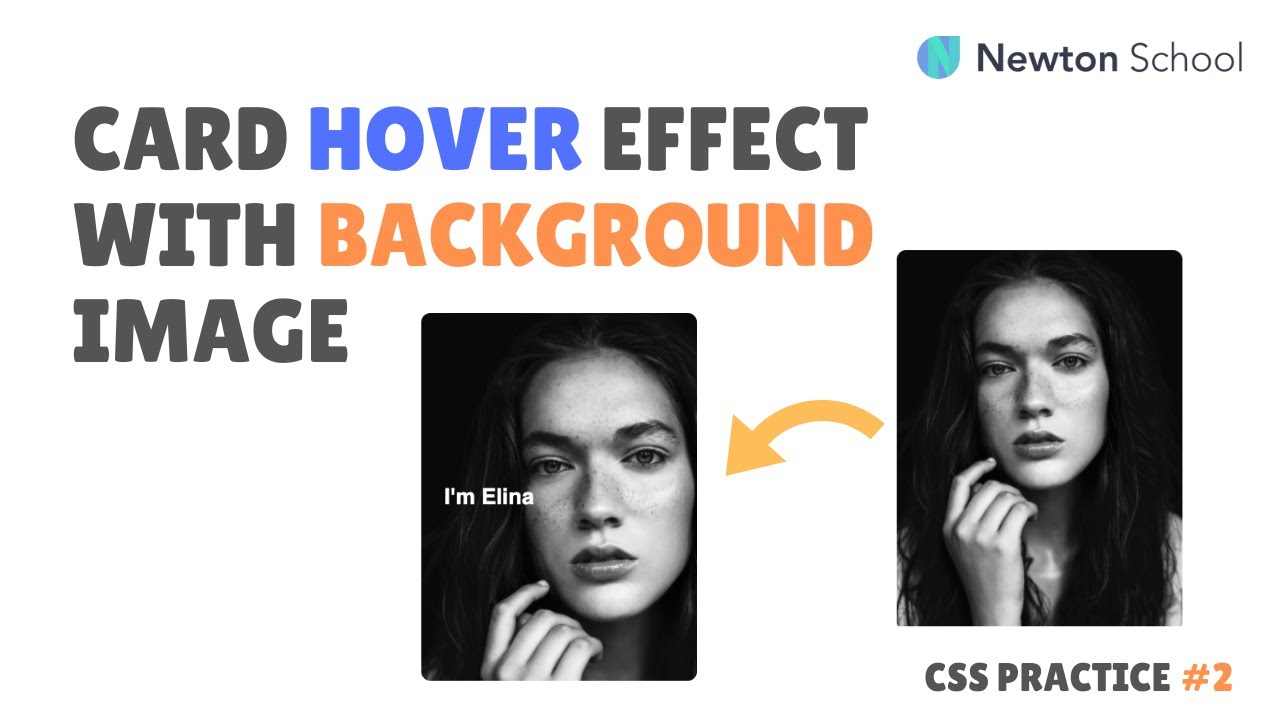 Card Hover Effect With Background Image Using HTML/CSS | With Source Code | In Hindi