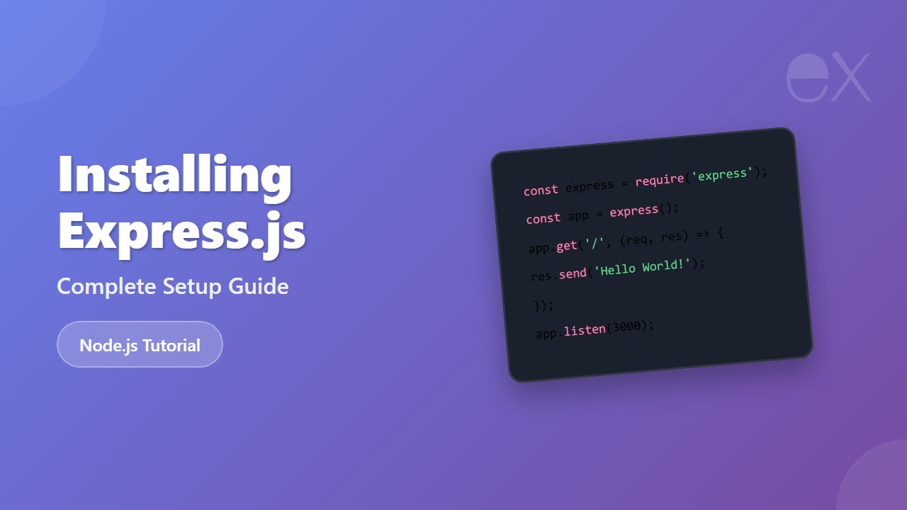 🚀 Install Express.js: Quick Node.js Setup for Beginners