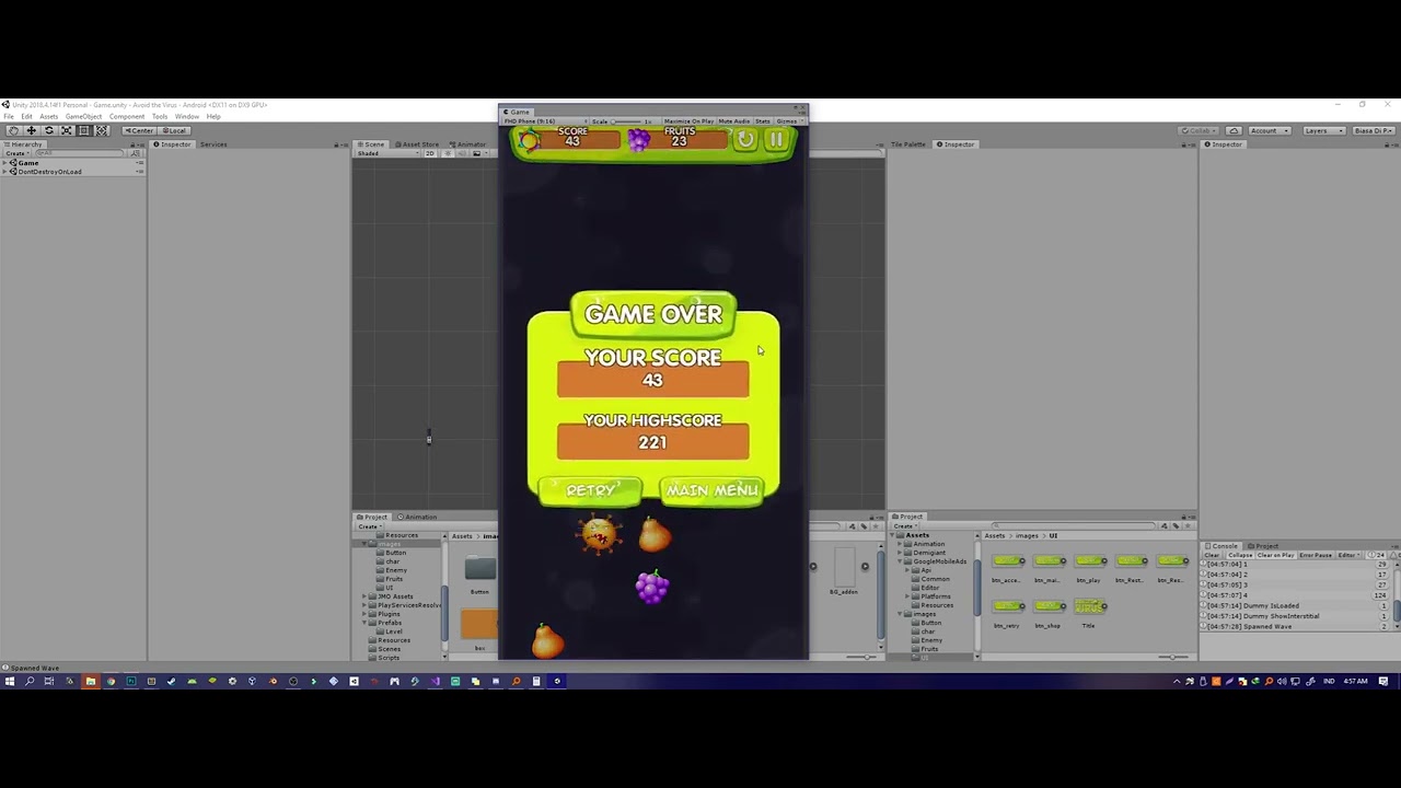 Dangerous Virus Unity Game Source Code #unity #unity3d #unitydev #unitydeveloper #sourcecode