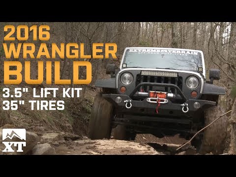Jeep Wrangler (2007-2017 JK) Overhaul: 35" MT Tires, Teraflex 3" Lift Kit, Superchips