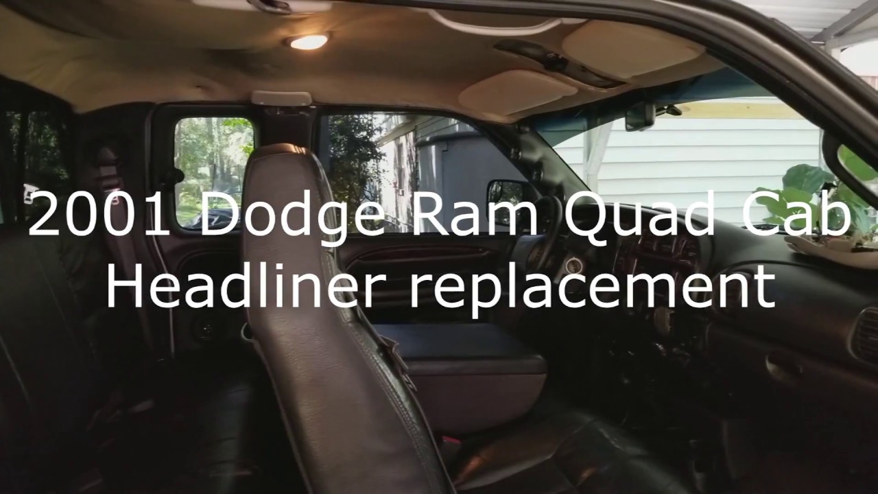 2001 Dodge Ram Headliner Replacement