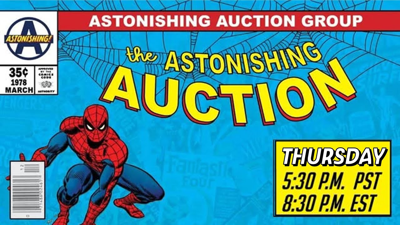 Thursday ASTONISHING! Live Comic Book Sale (4//30/26) 8:30pm (EST)/5:30pm (PST) 📱