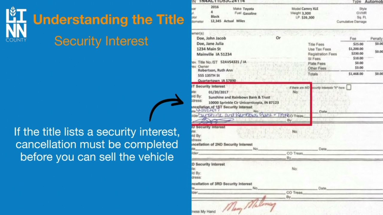 How to Transfer a Title After Selling a Vehicle in Iowa