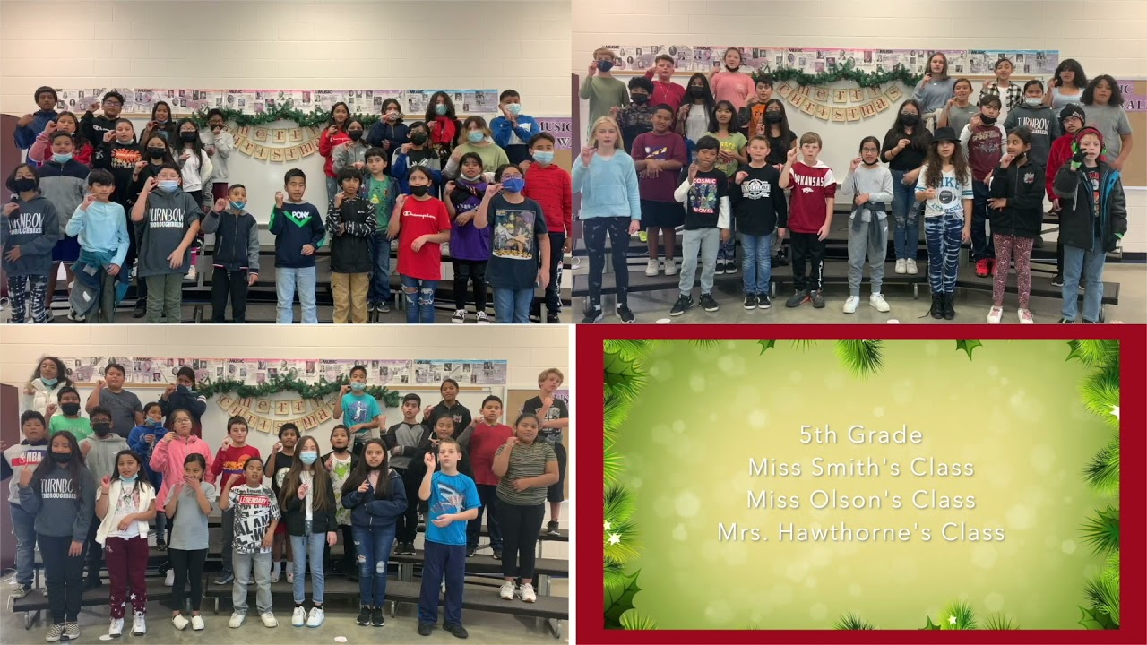 Turnbow Elementary | 2021 5th Grade Christmas Program