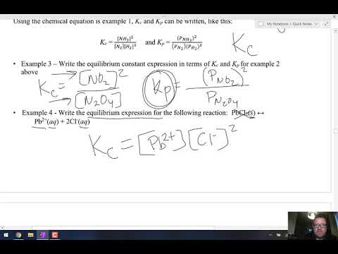 Unit 7.8 - Kc, Kp, and solving for K
