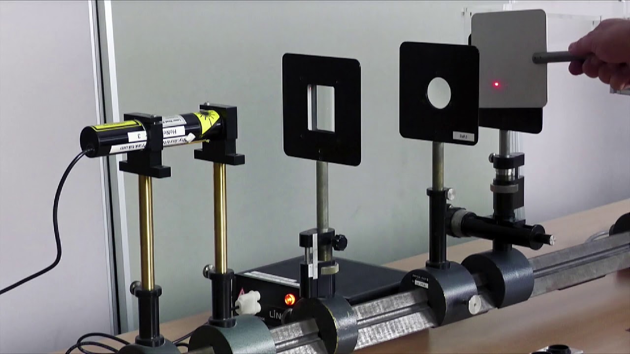 physics lab course for physics-III students: 24 - diffraction and interference of laser light