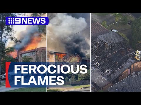 Mother and daughter escape blaze at home in Sydney’s north-west | 9 News Australia