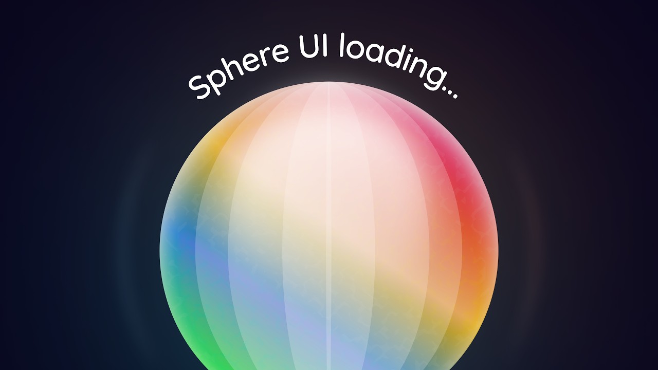 Sphere UI loading in figma