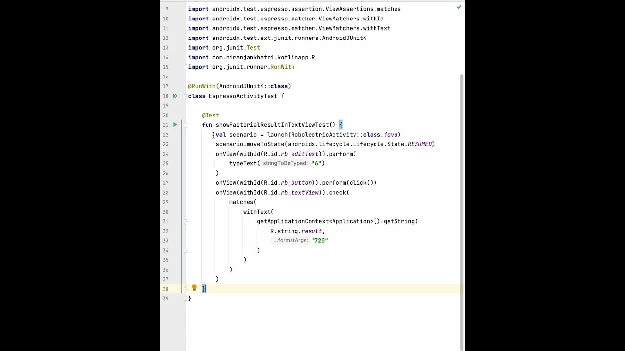 How to use Espresso to do Integration Testing in Android?