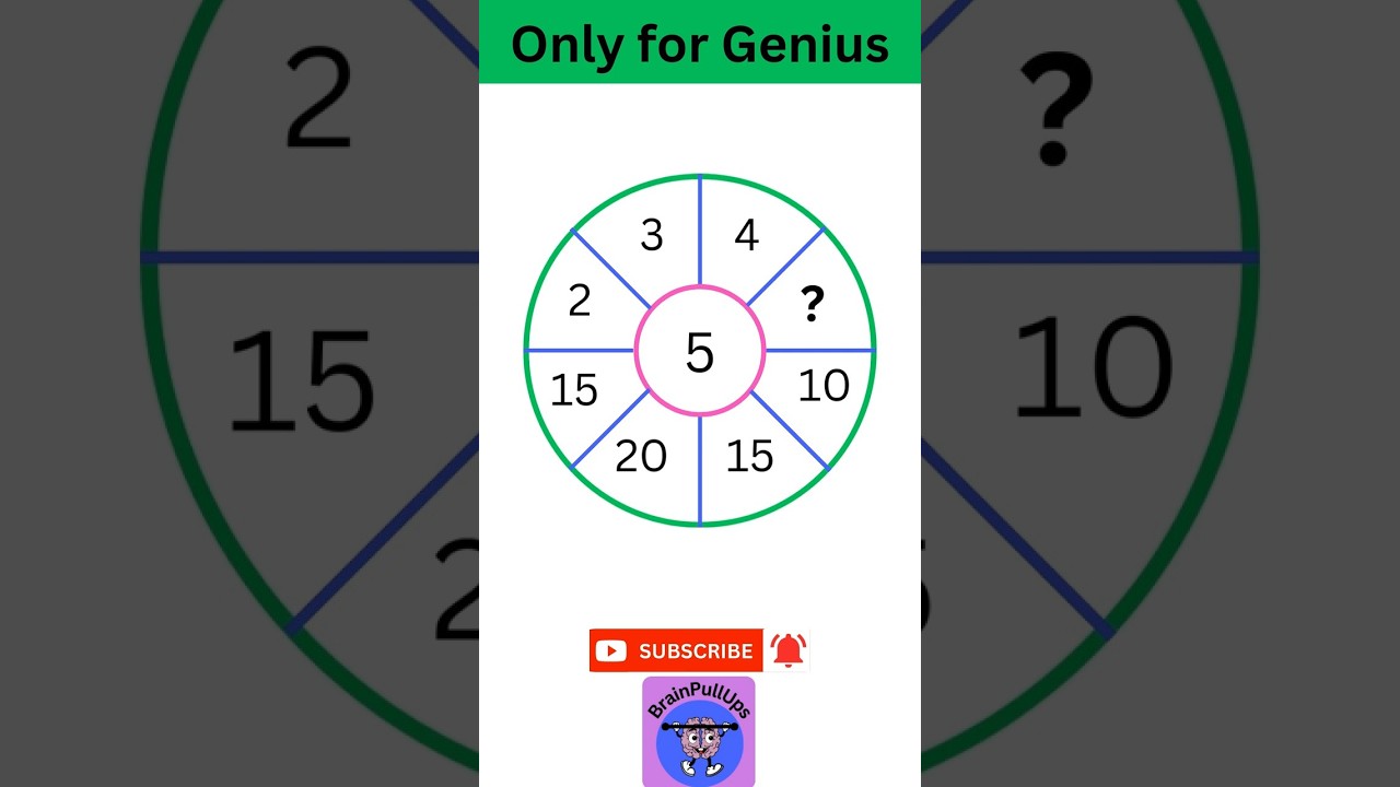Can You Crack This Mind-Boggling Math Puzzle! 🧠✨| Only Genius can solve #reasoning #puzzle #viral