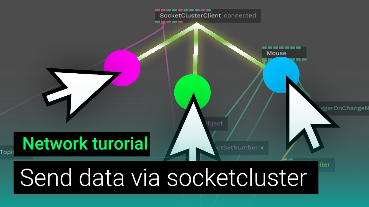 Sending data through the web with socketcluster