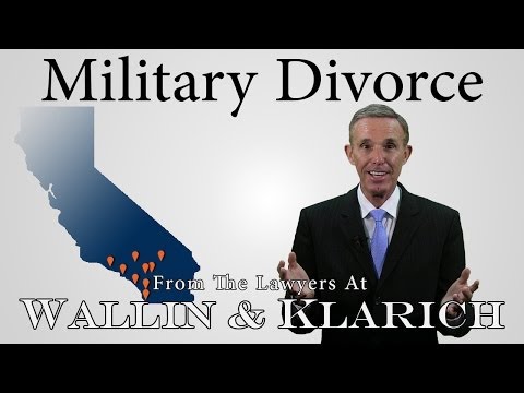 Military Divorce in California