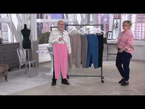 Denim & Co. Comfy Knit Pull-on Ankle Length Jogger Pants on QVC