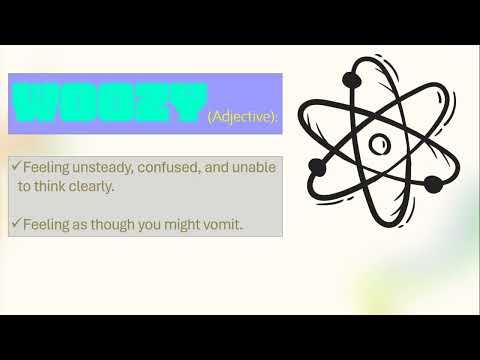 WOOZY | Dictionary| Thesaurus| Vocabulary| Synonyms|Word| Meaning| English| Language|