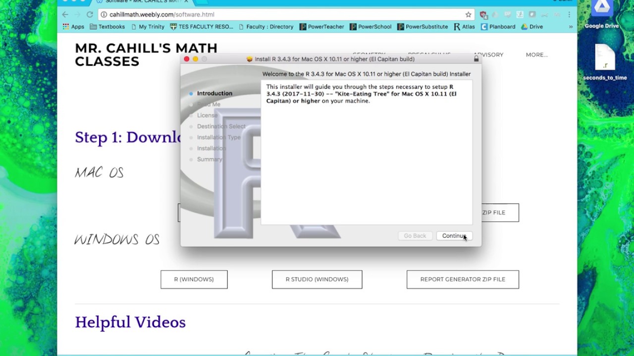Report Generator Code Part 1: Installation