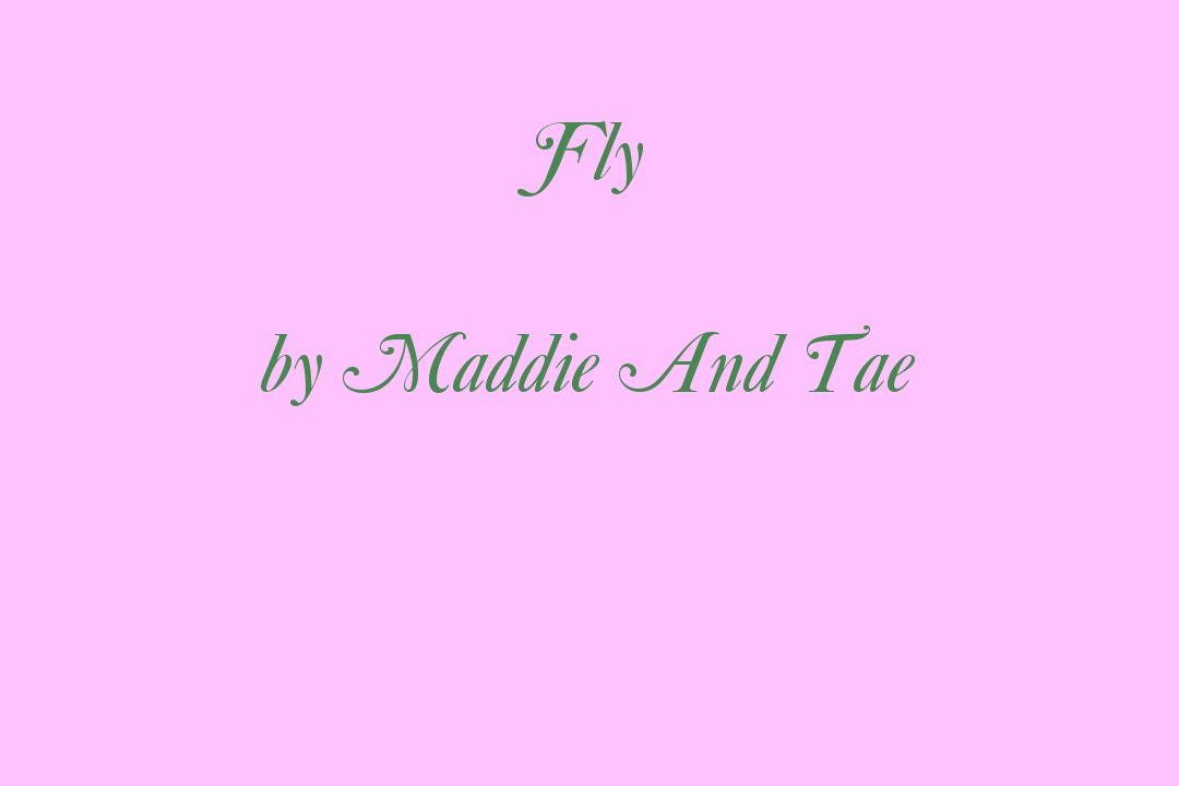 Maddie and Tae   Fly Lyrics