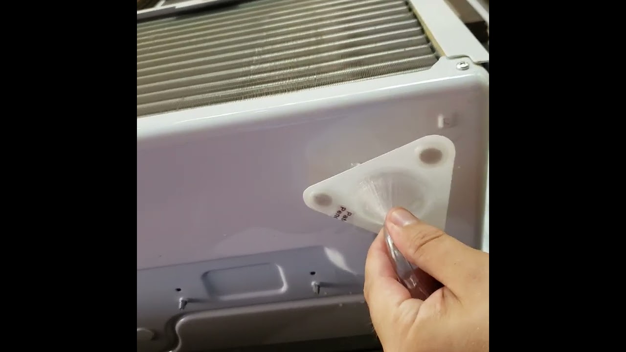 The World's First and Only Magnetic Universal Window Air Conditioner Drain Kit!