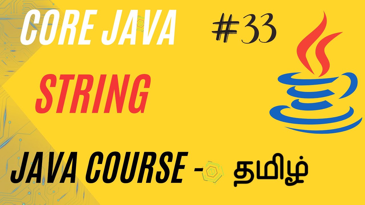 String in Java | Java Course in Tamil | Ganesh Teaching Studio
