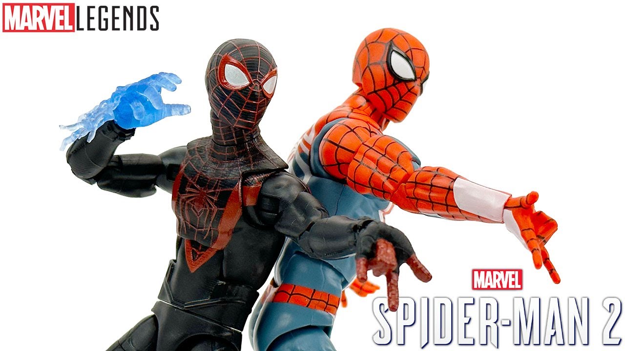 Marvel Legends Spider-Man 2 Peter Parker & Miles Morales Review!