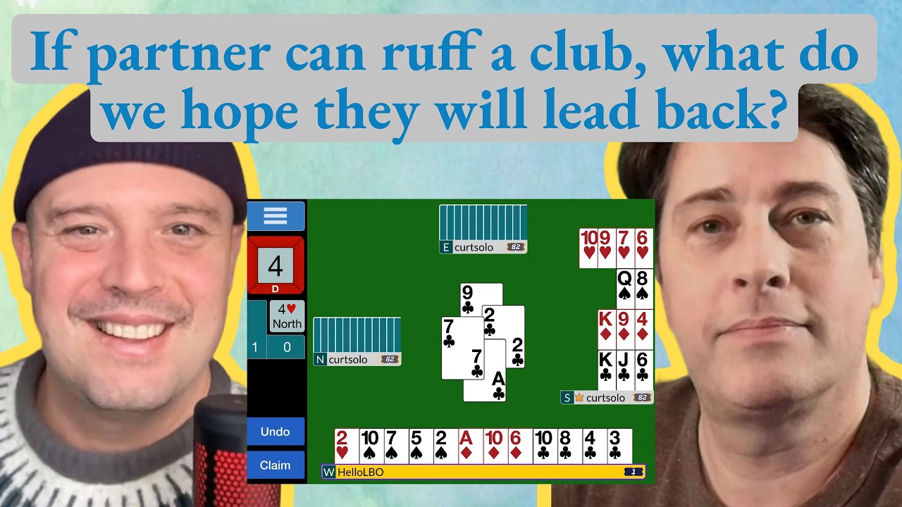 Hey, partner! Lead back a diamond! - with Curt Soloff
