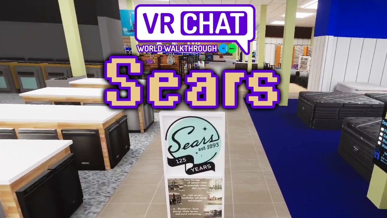Sears - VRChat World Walkthrough