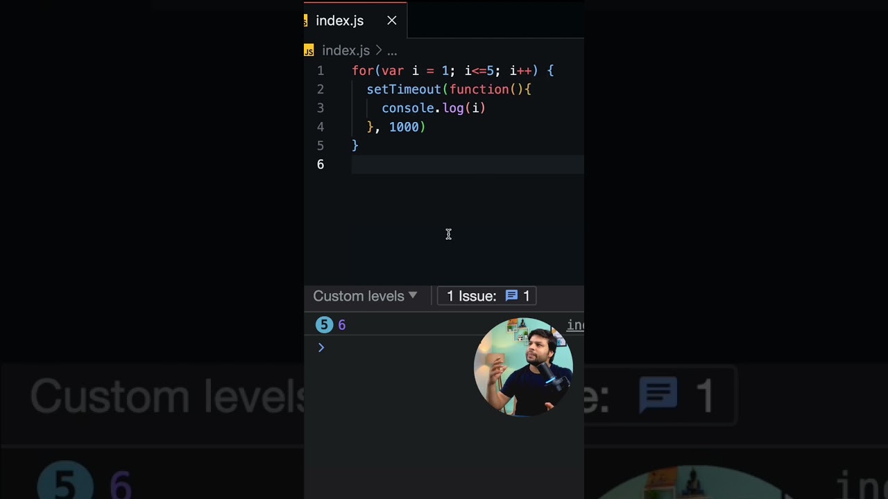 Interview question in javascript settimeout. #javascript #codingbuddha #shorts #interviewquestions