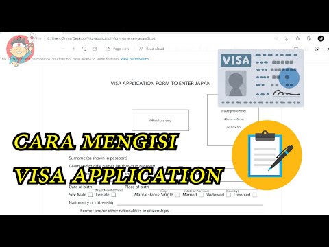 CARA MENGISI FORM PENGAJUAN VISA JEPANG