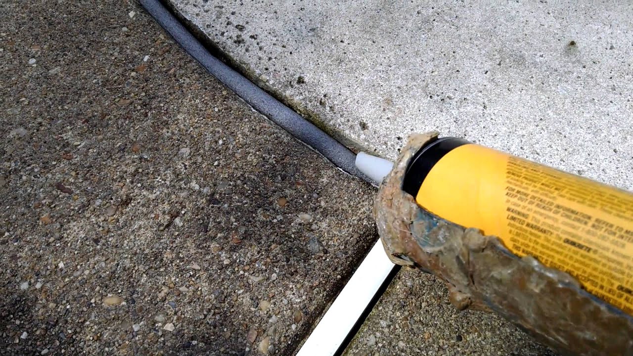 Caulking a Inground Pool Deck