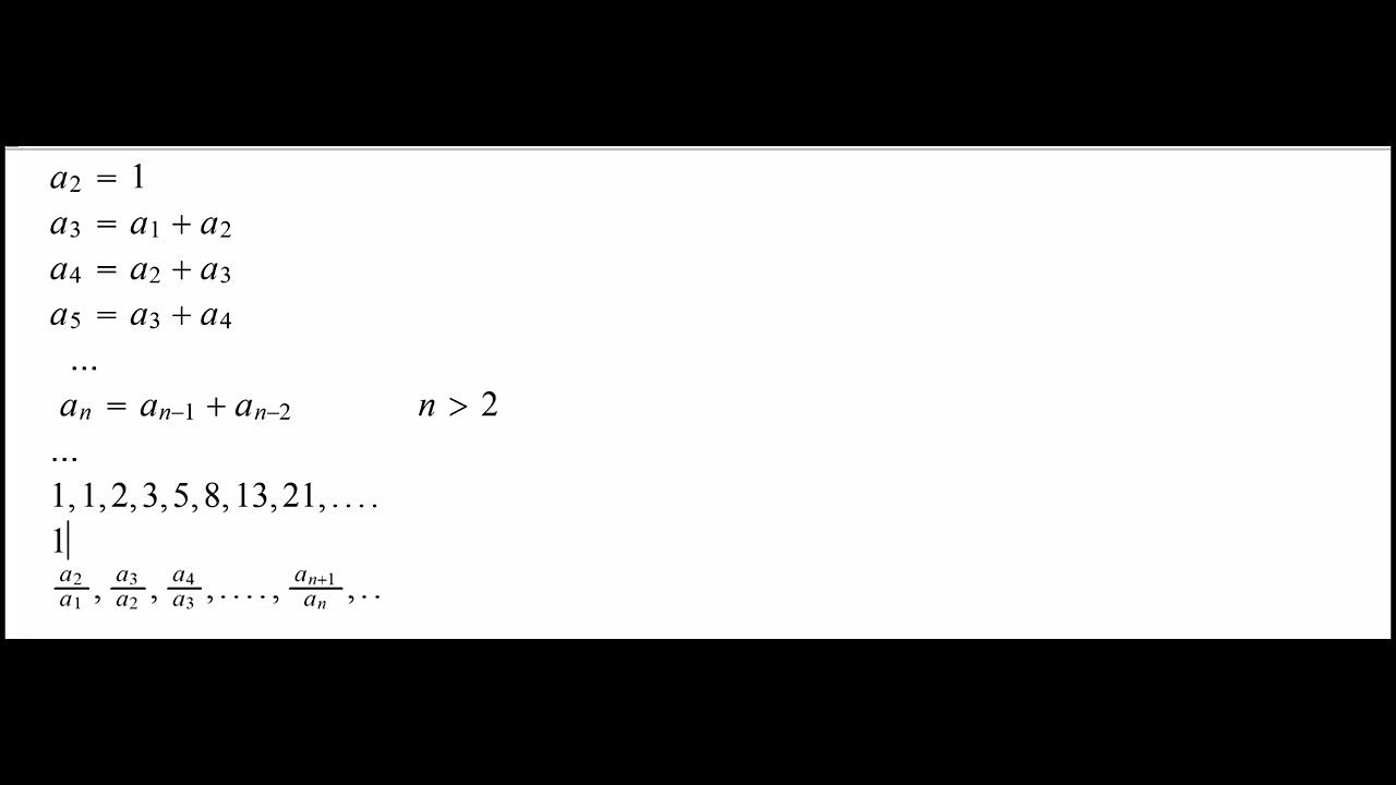 Terms Recursive Sequence Excel