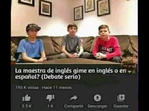 La maestra de inglés gime en inglés o en español? (Debate serio)