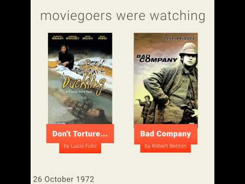 October 26, 1972 - This day in 30 sec. - Takemeback.to