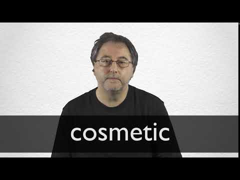How to pronounce COSMETIC in British English