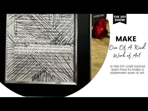 From Words to Masterpiece: Crafting Unique Art with Book Pages!