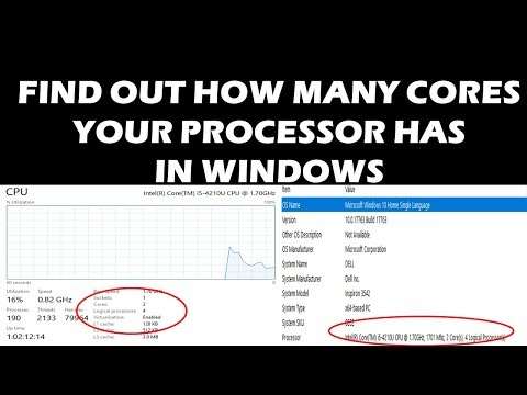 HOW TO FIND OUT HOW MANY CORES YOUR PROCESSOR HAS IN WINDOWS