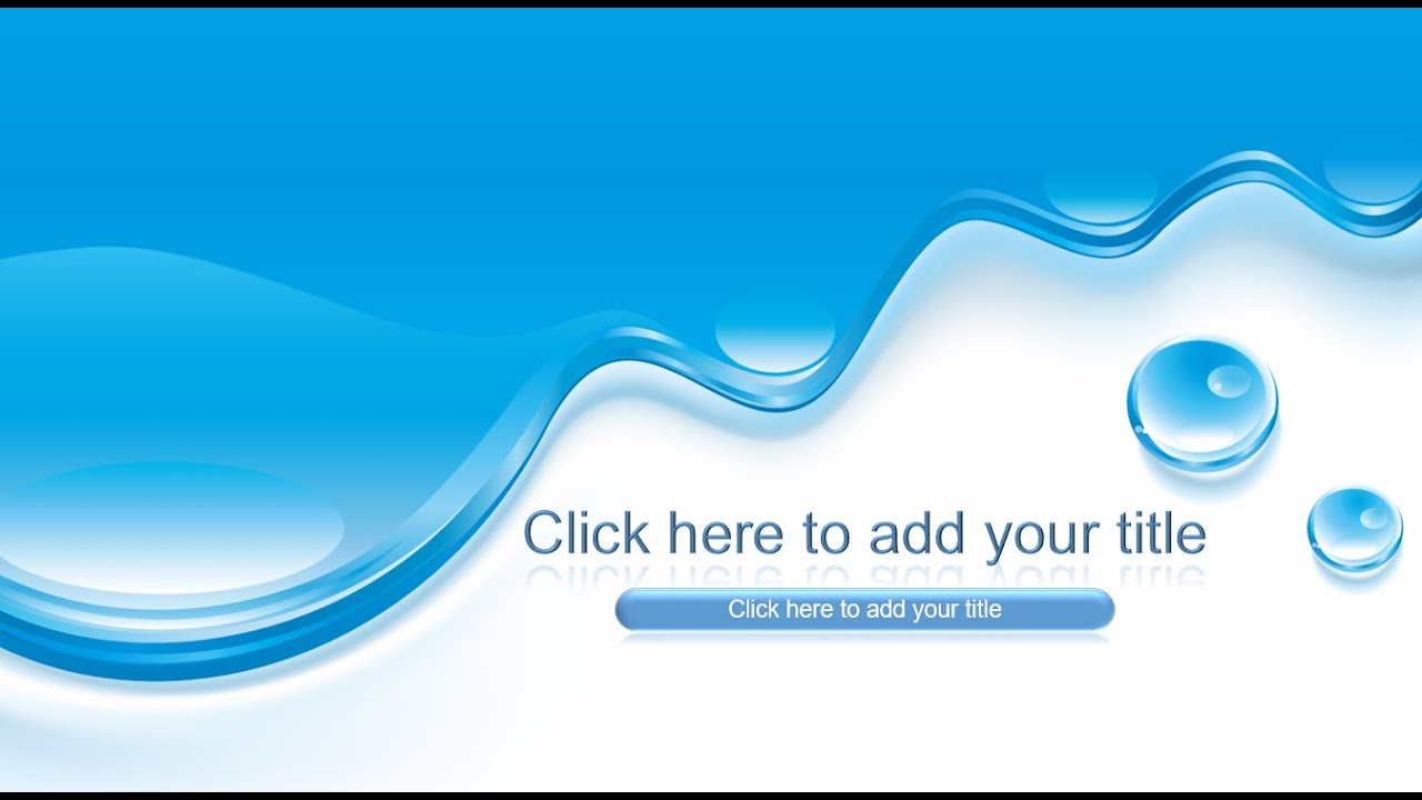 Glossy Blue Corporate PowerPoint Template – Clean Business Slides