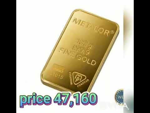 gold biscuit 24 carat// with price